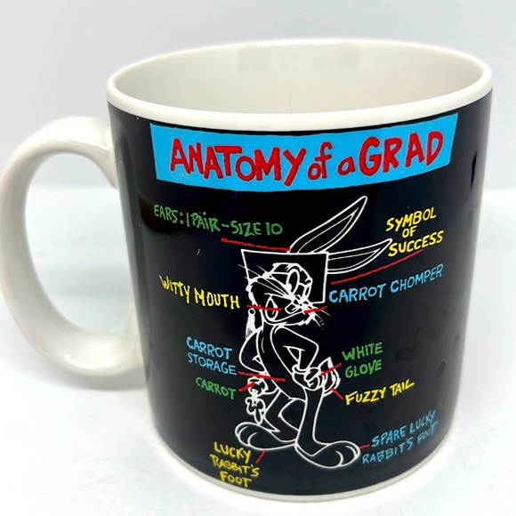 Applause | Dining | Bugs Bunny Anatomy Of A Grad Mug | Poshmark